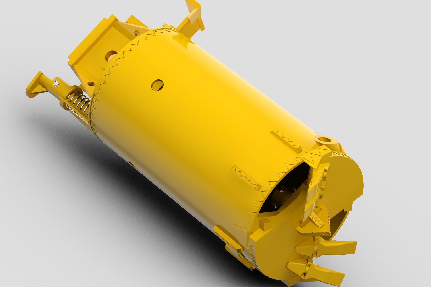 Rotary rig drilling bucket auger with bullet teeth - DRILLSTAR ...